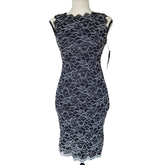 Jump | Dresses | Jump Apparel Sleeveless Mini Dress Black With White ...